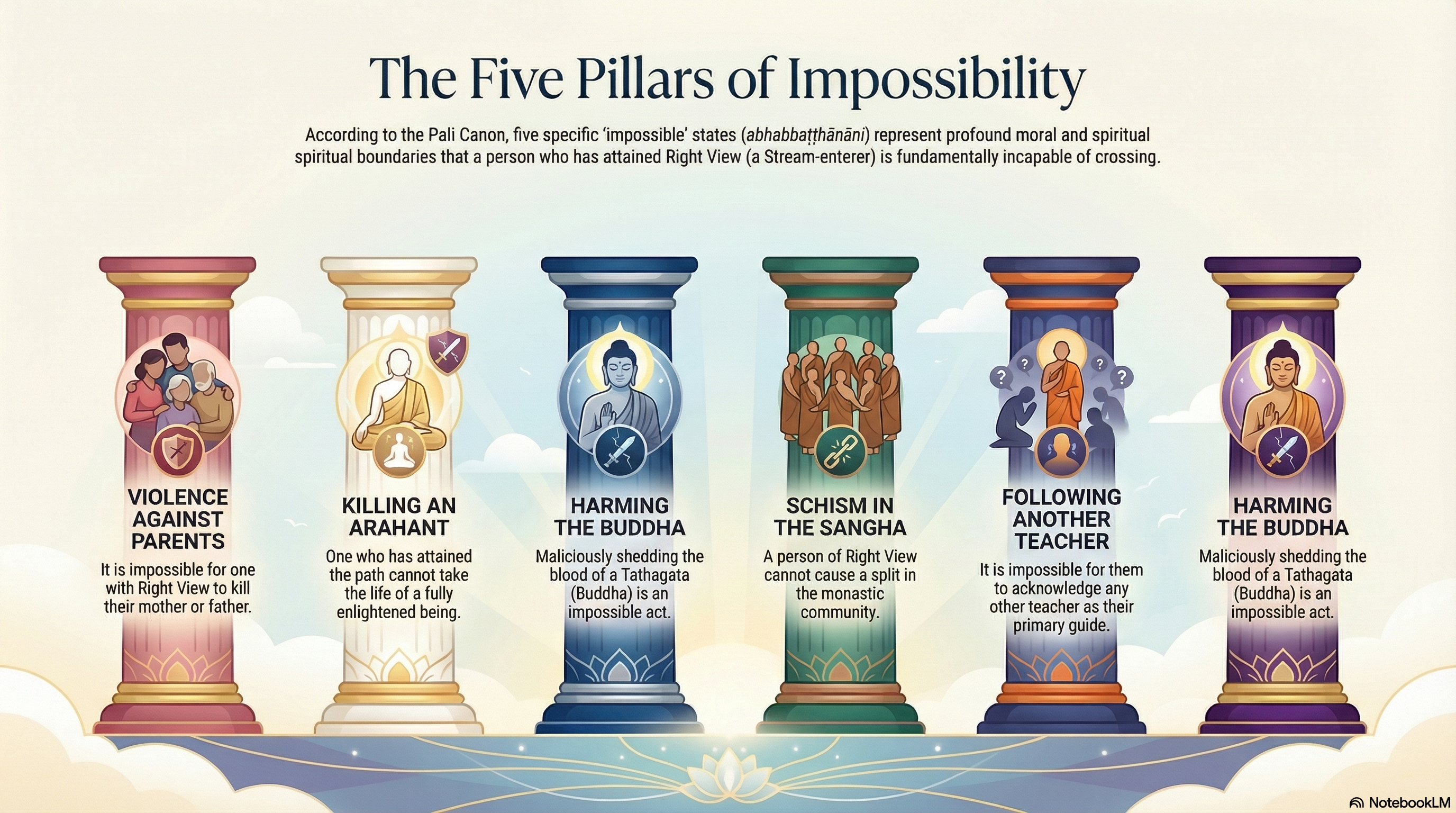Six Pillars of Impossibility for Sotapanna – Anumodana Sankalpa